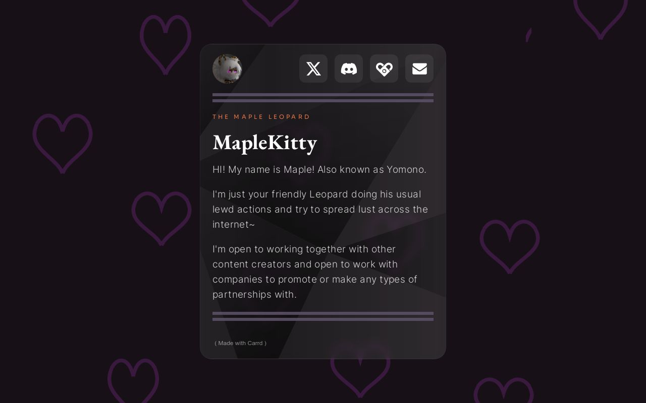 MapleKitty Links
